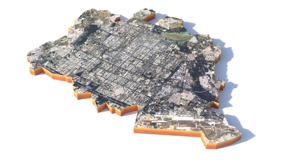 Chandigarh Punjab India 3D model - Download City on 3DModels.org