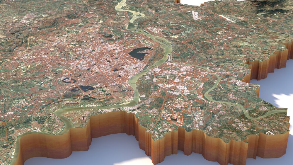 Hanoi City in Vietnam 3D model - Download City on 3DModels.org