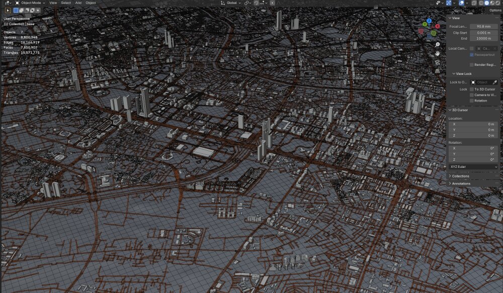 Hanoi City in Vietnam 3D model - Download City on 3DModels.org