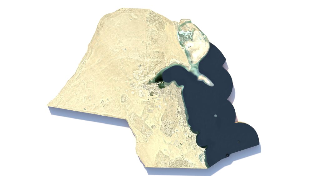 Kuwait 3D model - Download City on 3DModels.org