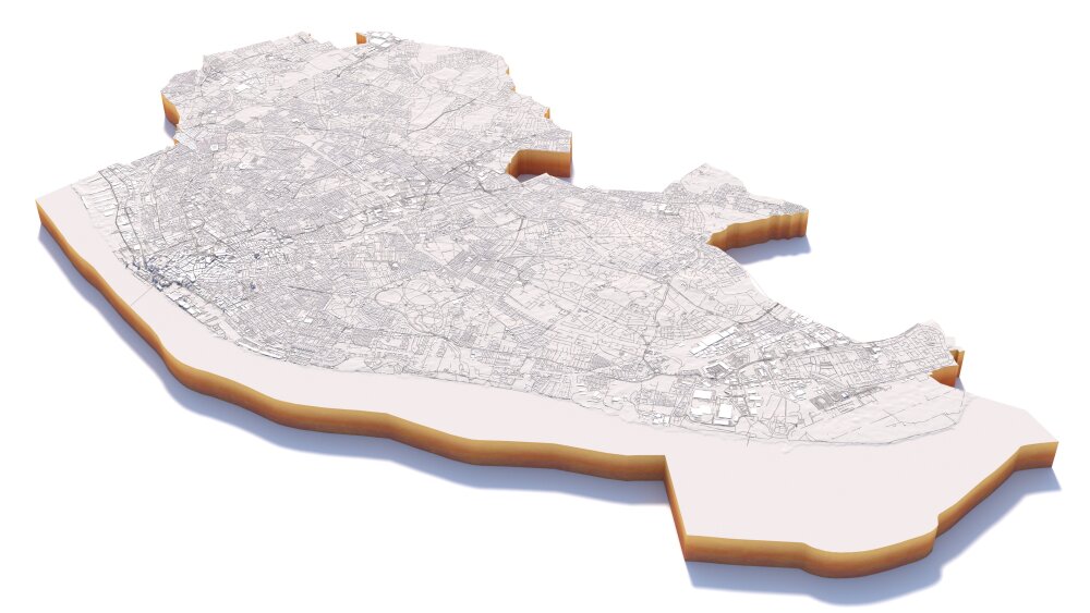Liverpool City United Kingdom 3D model - Download City on 3DModels.org