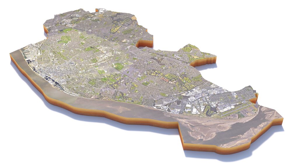 Liverpool City United Kingdom 3D model - Download City on 3DModels.org