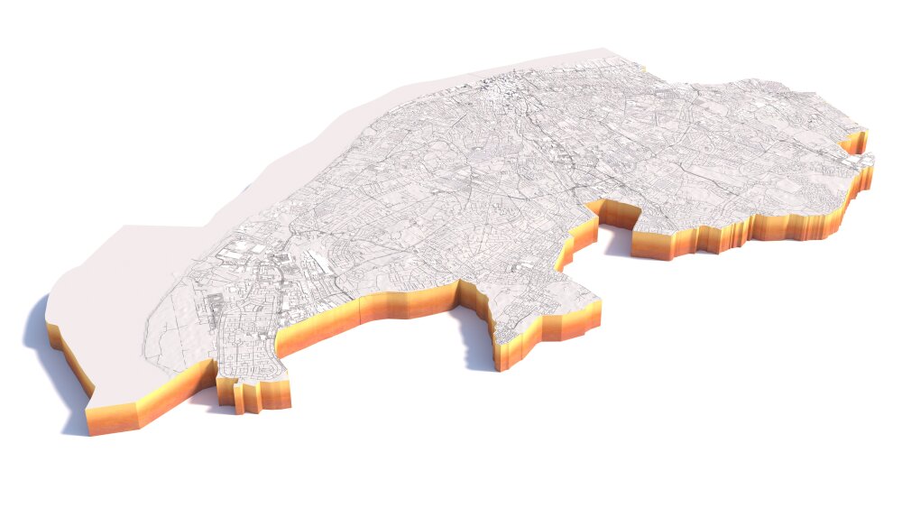 Liverpool City United Kingdom 3D model - Download City on 3DModels.org