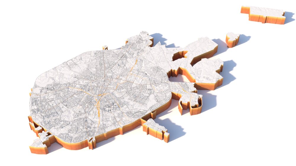 Minsk City Belarus 3D model - Download City on 3DModels.org