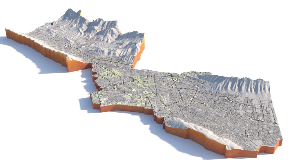 Monterrey City Mexico 3D model - Download City on 3DModels.org