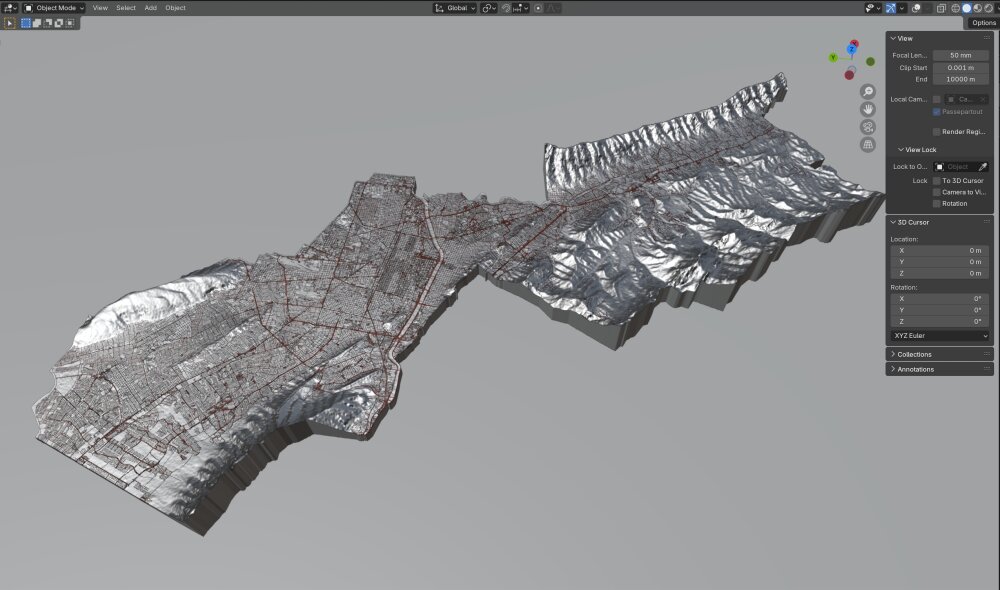 Monterrey City Mexico 3D model - Download City on 3DModels.org
