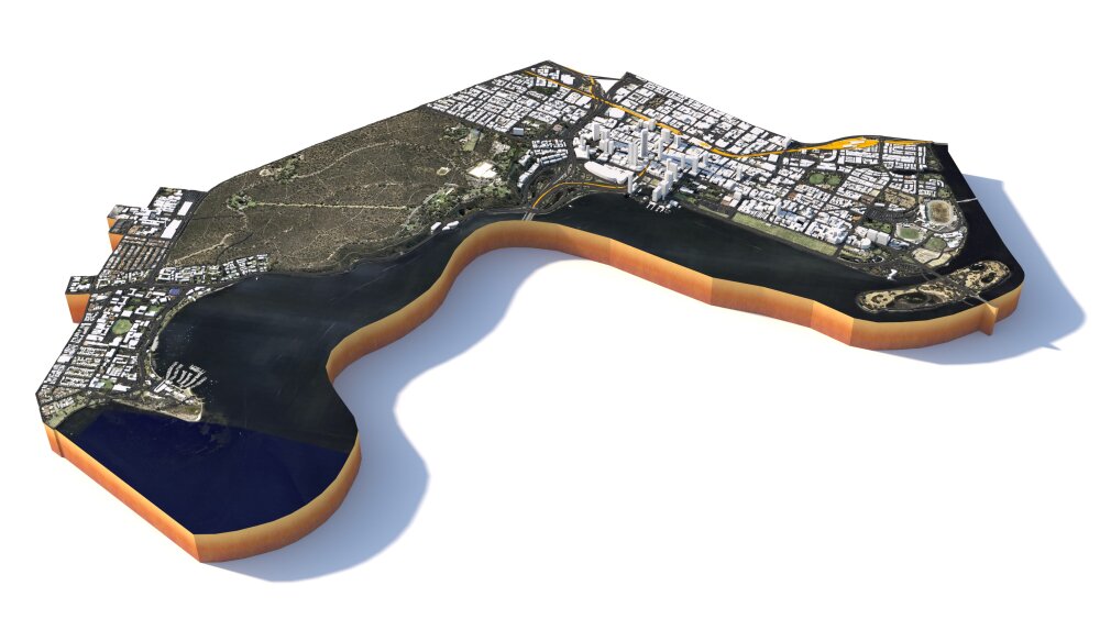 Perth City in Australia 3D model - Download City on 3DModels.org