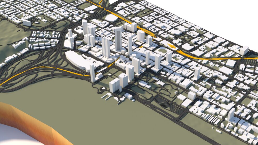 Perth City in Australia 3D model - Download City on 3DModels.org