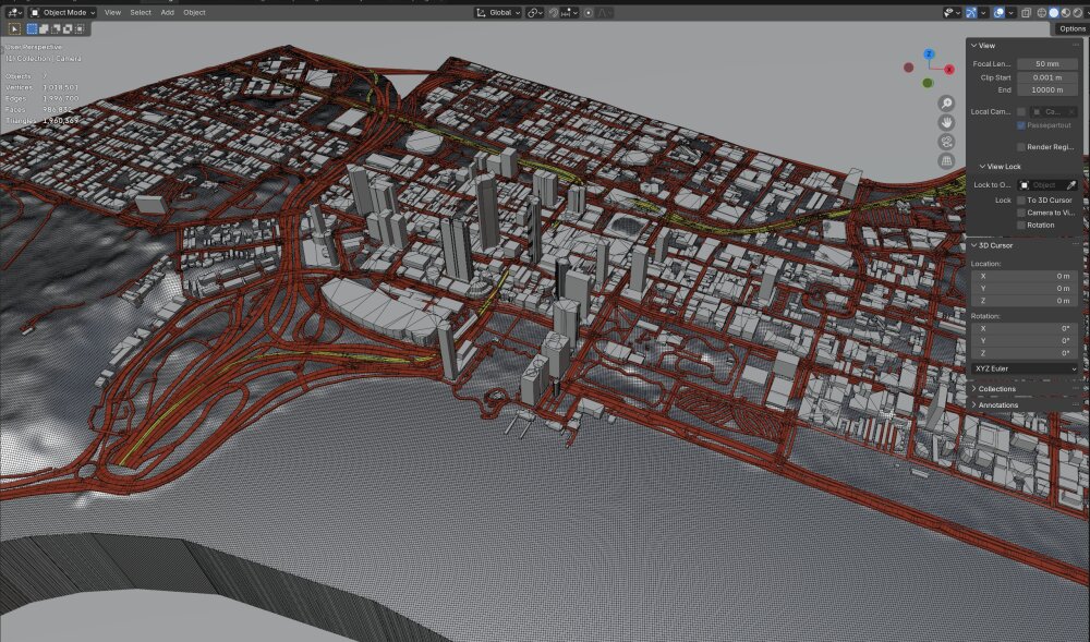 Perth City in Australia 3D model - Download City on 3DModels.org