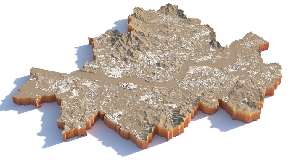 Seoul City in South Korea 3D model - Download City on 3DModels.org