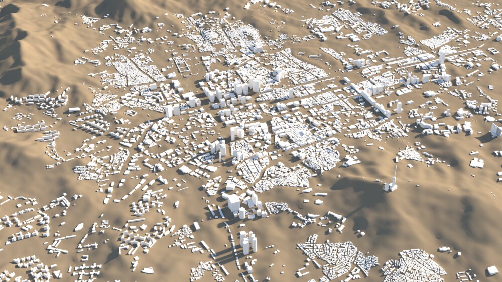 Seoul City in South Korea 3D model - Download City on 3DModels.org