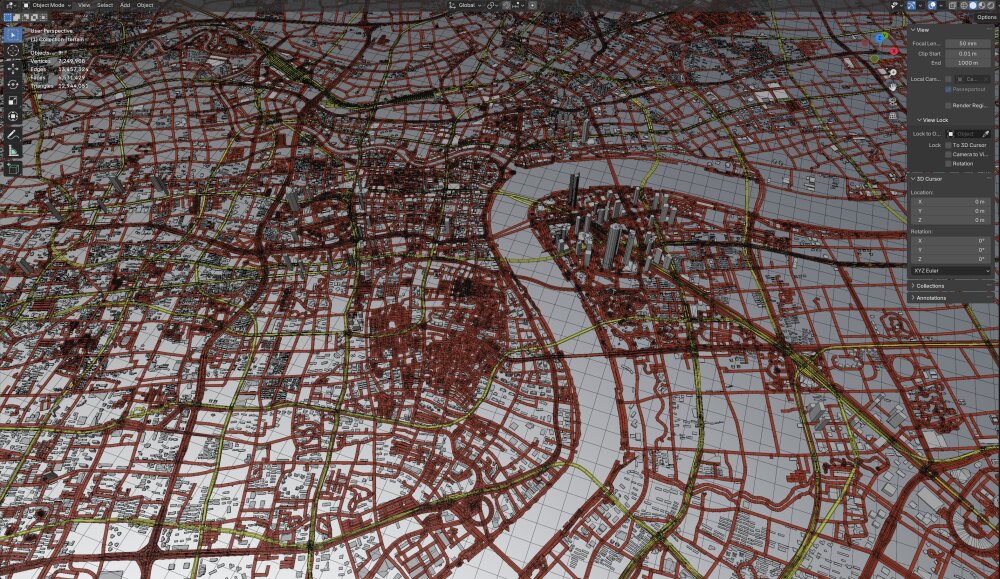 Ciudad de Shanghai en China Modelo 3D - Descargar Ciudad on 3DModels.org