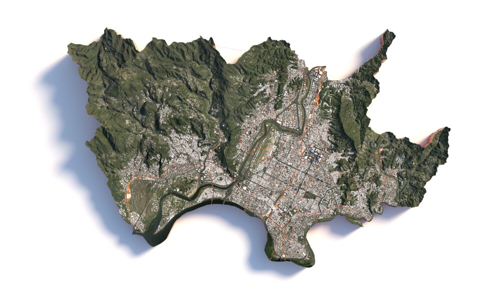 Model 3D Orașul Taipei Taiwan - Descarcă Oraș pe 3DModels.org