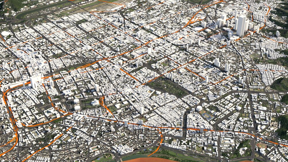 Model 3D Orașul Taipei Taiwan - Descarcă Oraș pe 3DModels.org