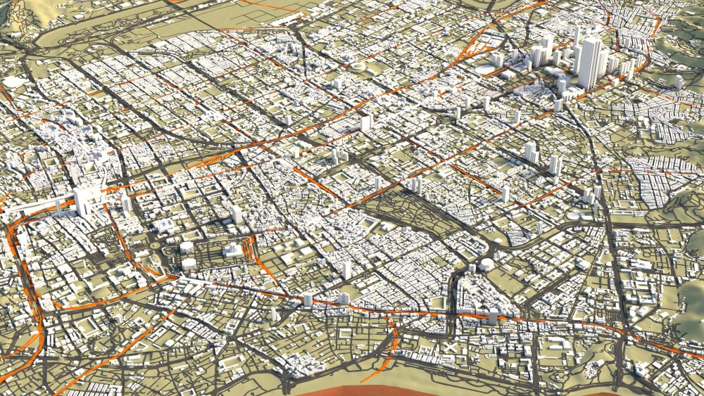 Model 3D Orașul Taipei Taiwan - Descarcă Oraș pe 3DModels.org