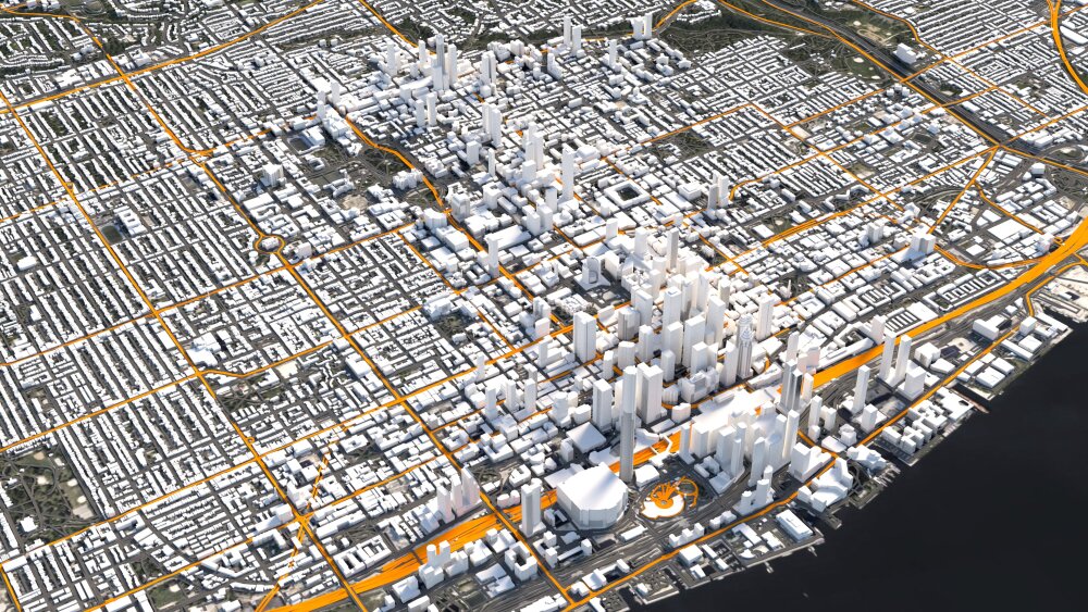 Toronto City in Canada 3D model - Download City on 3DModels.org