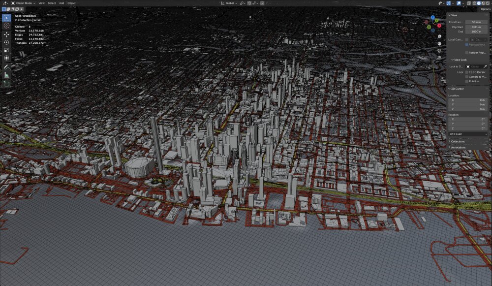 Toronto City in Canada 3D model - Download City on 3DModels.org
