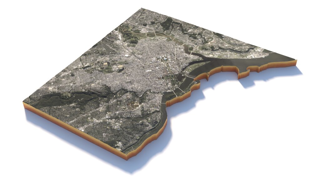 Washington DC Usa 3D model - Download City on 3DModels.org
