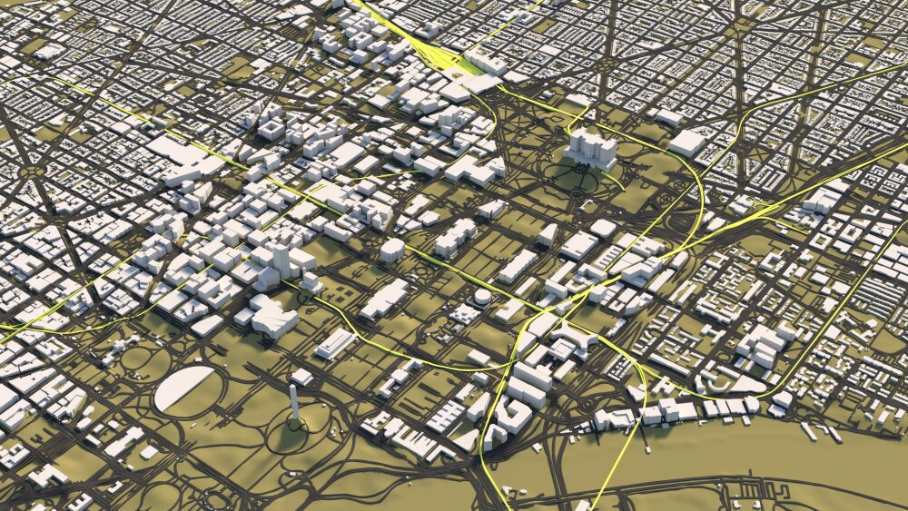 Washington DC Usa 3D model - Download City on 3DModels.org