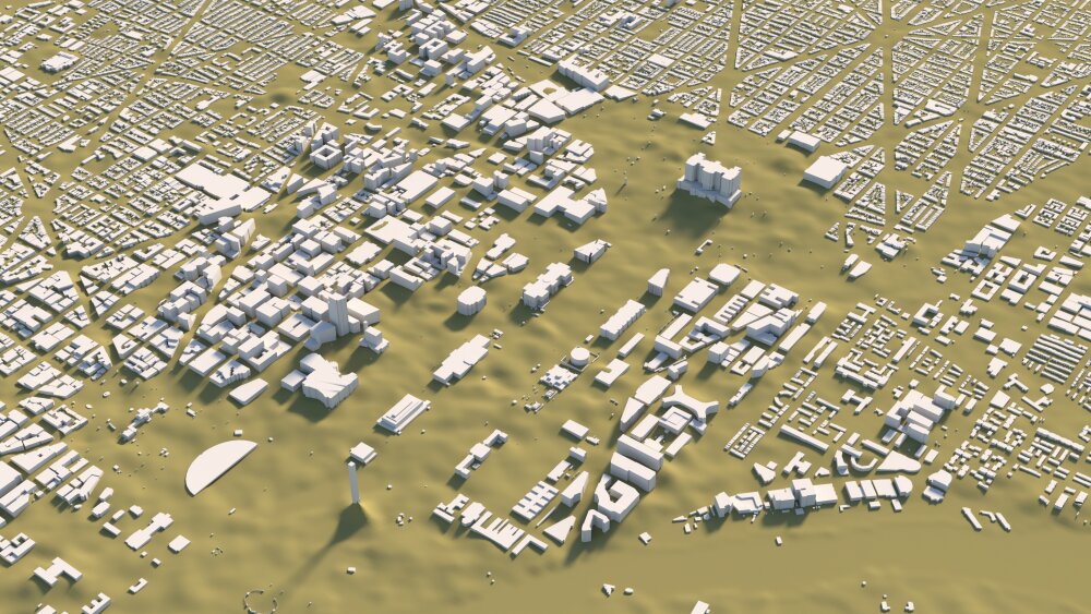 Washington DC Usa 3D model - Download City on 3DModels.org