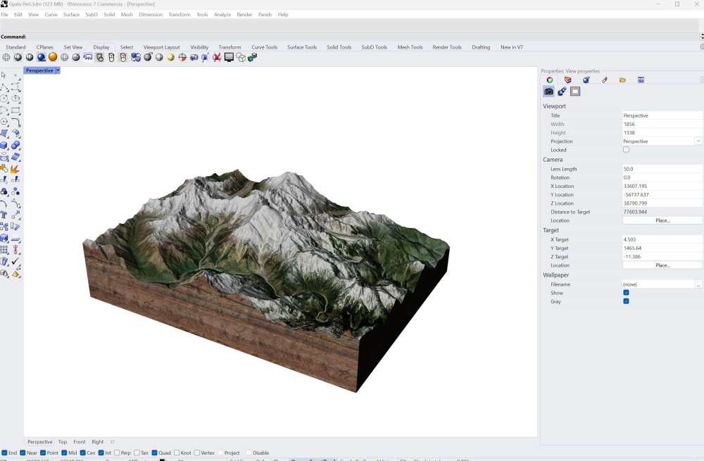Gyala Peri Mountain China 3D model - Download Landscapes on 3DModels.org