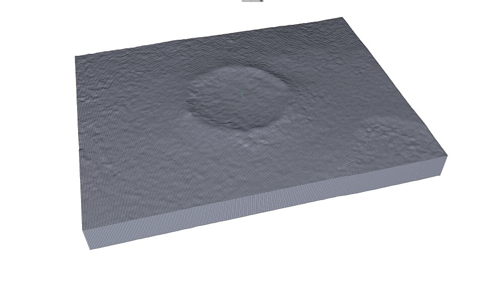 Roter Kamm Crater Namibia 3D model - Download Landscapes on 3DModels.org