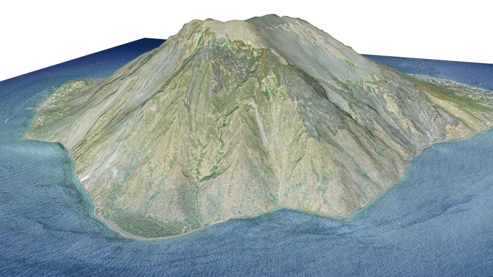 Isla Stromboli Modelo 3D - Descargar Paisajes activado 3DModels.org
