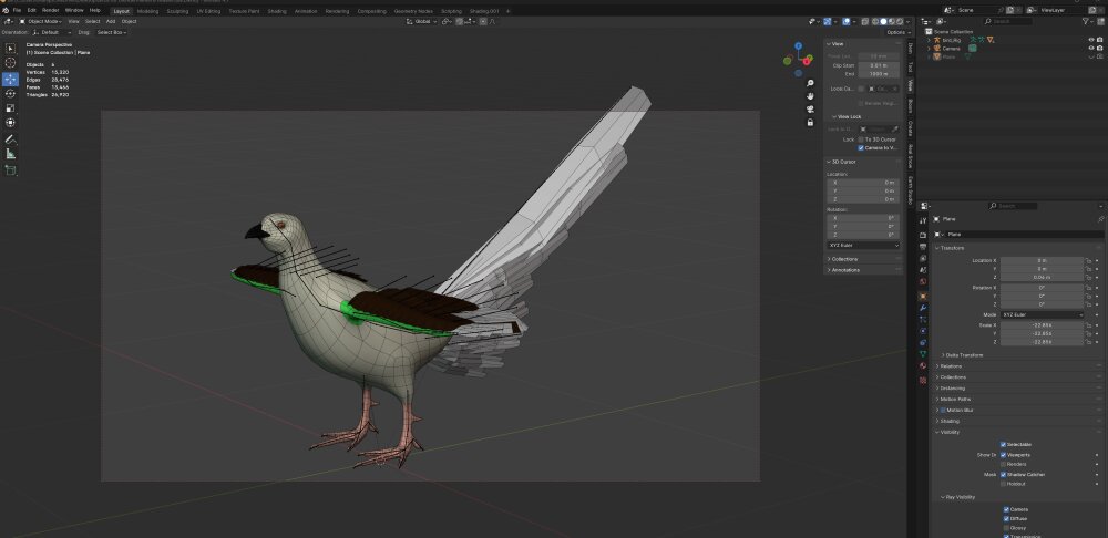 Pheasant Blend 3D model - Download Birds on 3DModels.org