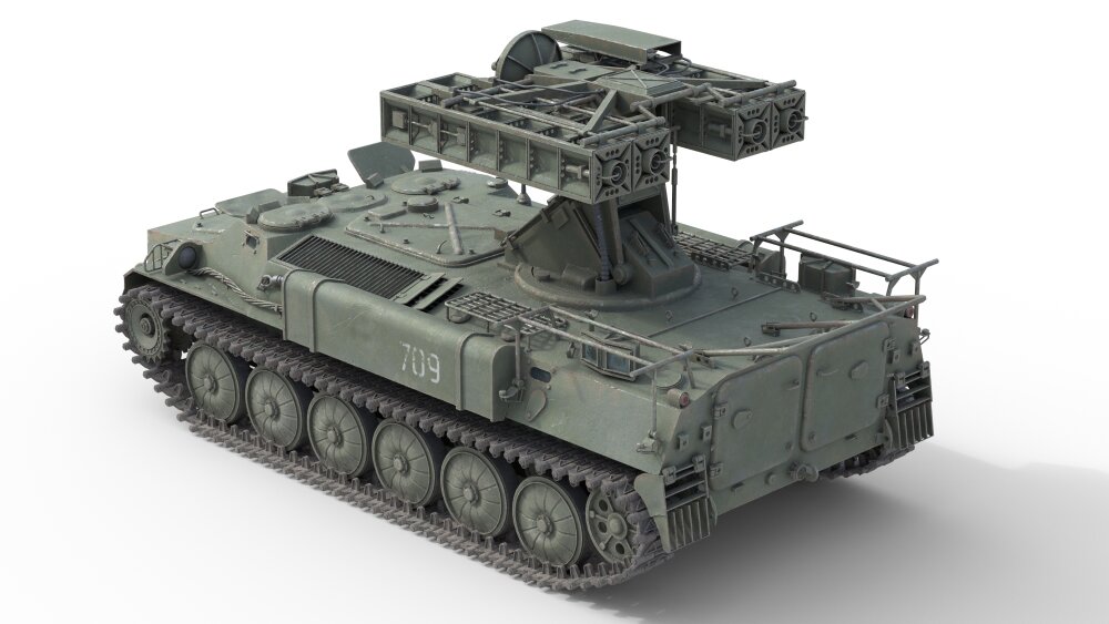 9K35 Strela 10 Vehicle Mounted Sam 3D model - Download Fighting Vehicle ...