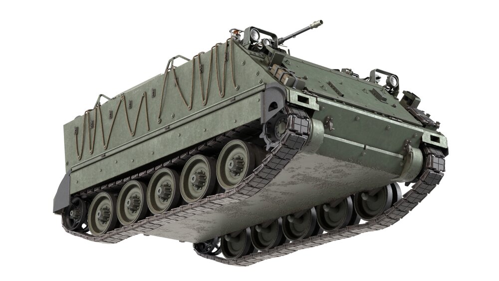 M113 Armored Personnel Carrier Apc 3D model - Download Fighting Vehicle ...