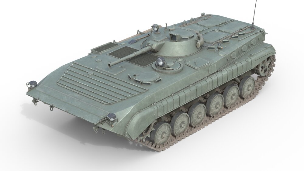 Bmp 1 Infantry Fighting Vehicle 3D model - Download Fighting Vehicle on ...