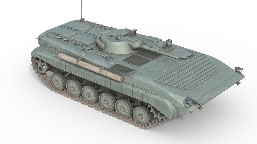 Bmp 1 Infantry Fighting Vehicle 3D model - Download Fighting Vehicle on ...