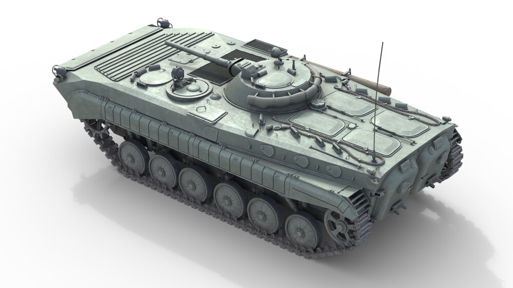 Bmp 1 Infantry Fighting Vehicle 3D model - Download Fighting Vehicle on ...