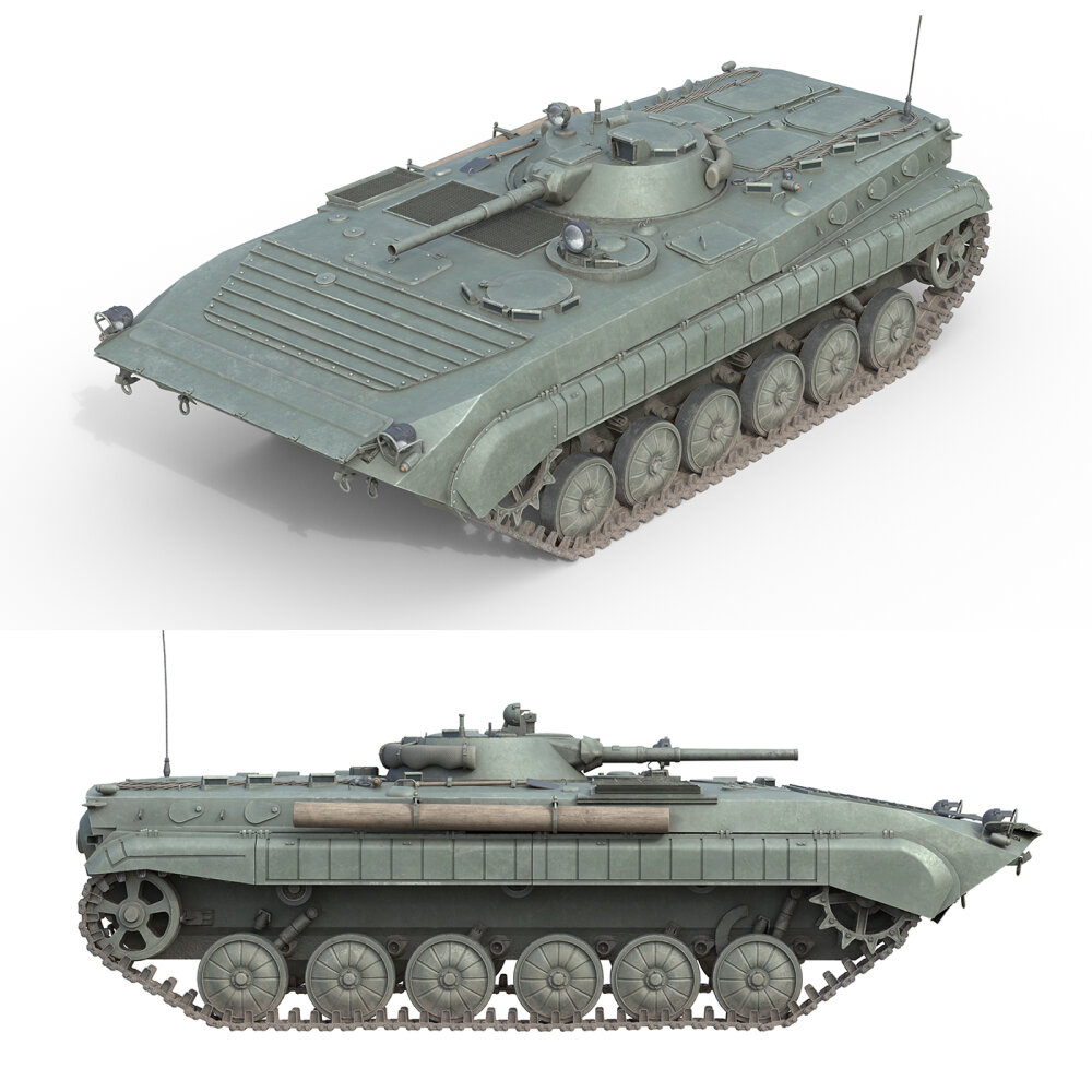 Bmp 1 Infantry Fighting Vehicle 3D model - Download Fighting Vehicle on ...