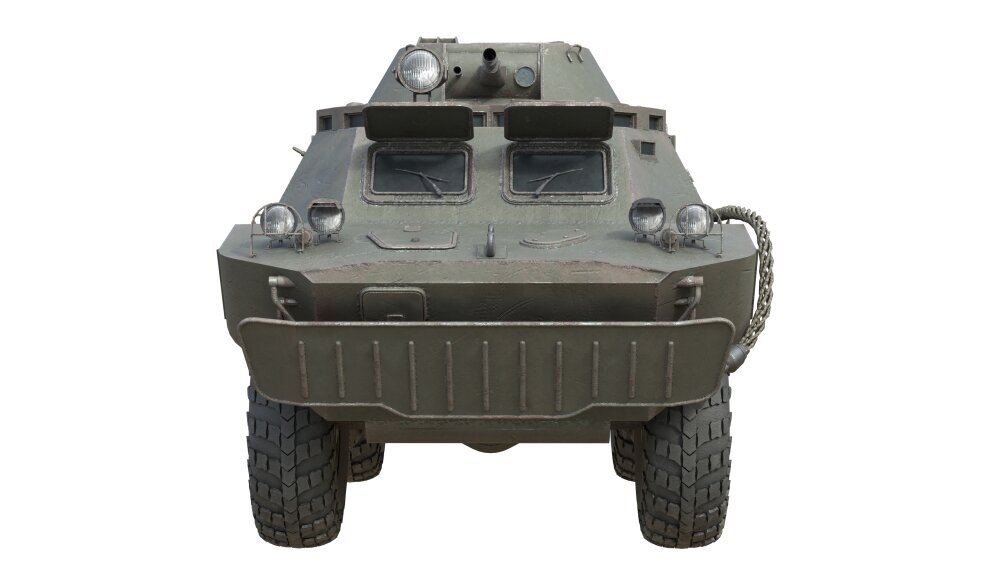 Brdm 2 Amphibious Armoured Scout Car 3D model - Download Fighting ...