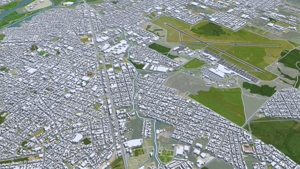 Curitiba City Brazil 3D model - Download City on 3DModels.org