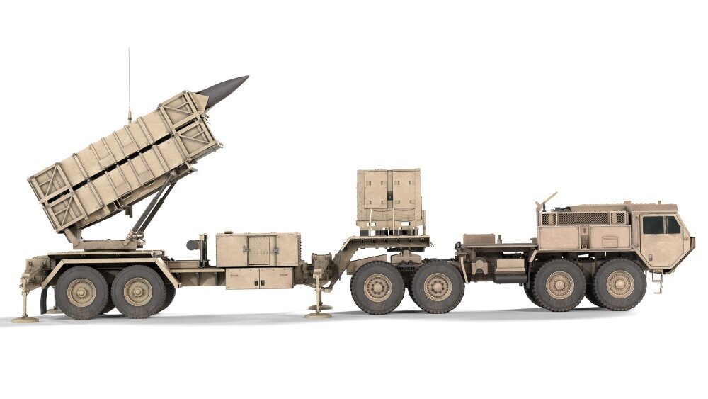 Hemtt MIM104 Patriot Missile Launcher 3D model - Download Artillery ...