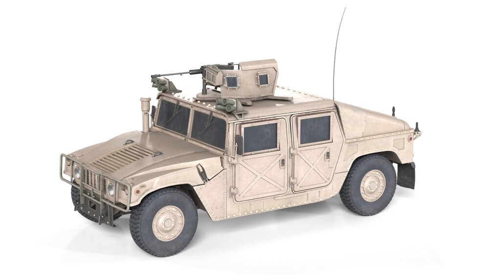 Hummer H1 Hmmwv 3D model - Download Military Automobile on 3DModels.org