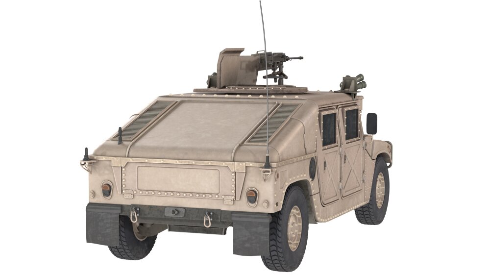 Hummer H1 Hmmwv 3D model - Download Military Automobile on 3DModels.org