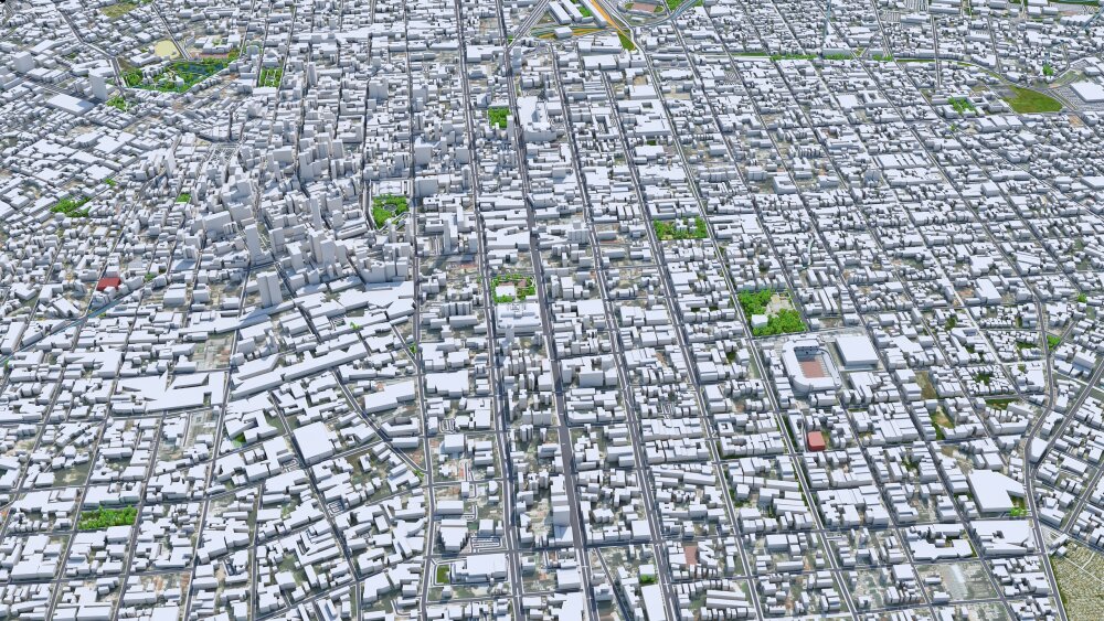 Centro de Curitiba en Brasil Modelo 3D - Descargar Ciudad activado ...