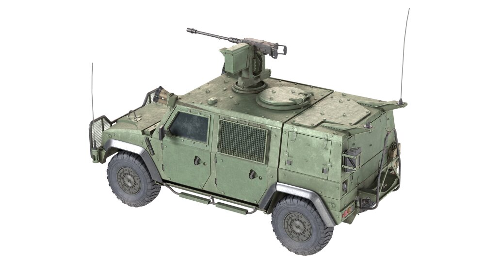 Iveco Lmv Light Multirole Vehicle 3D model - Download Fighting Vehicle ...