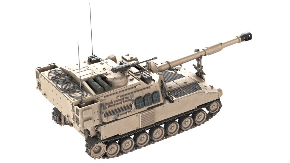M109A6 Paladin Howitzer Modelo 3D - Descargar Sistemas de artillería on ...