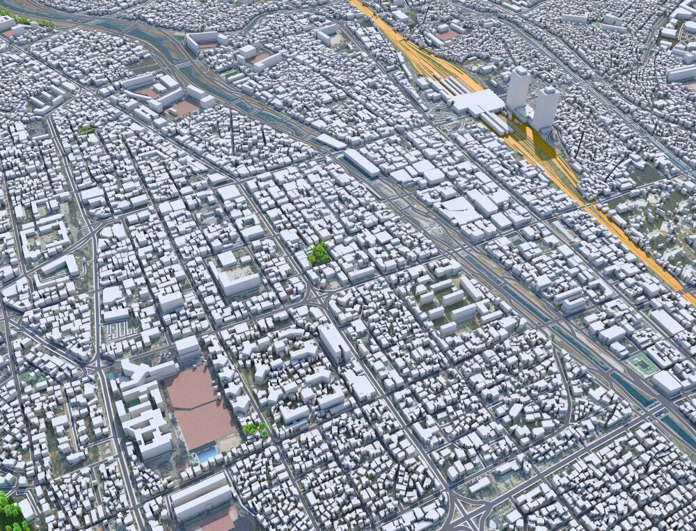 Daejeon City South Korea 3D model - Download City on 3DModels.org