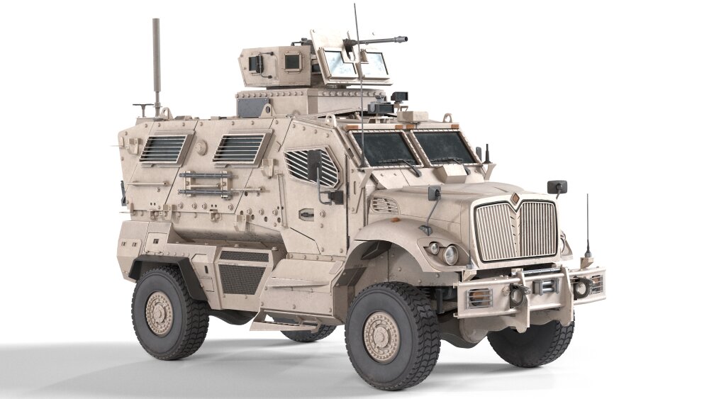 International M1224 Maxxpro Mrap 3D model - Download Military ...