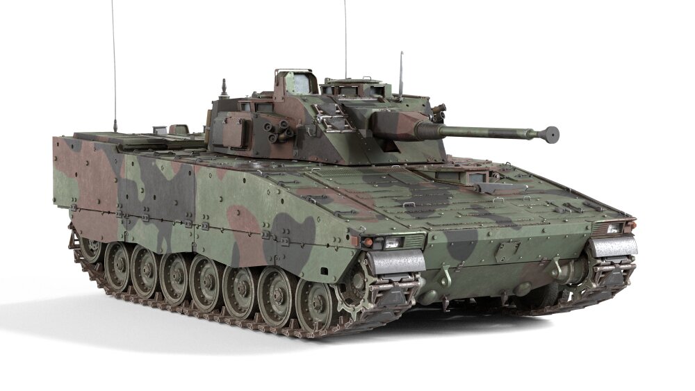 Stridsfordon Combat Vehicle 90 3D model - Download Fighting Vehicle on ...