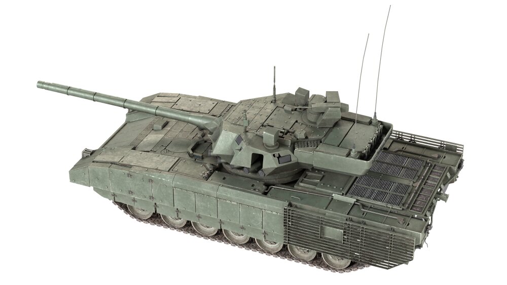 T14 Armata Char de Combat Russe Modèle 3D - Télécharger Char d'assaut ...