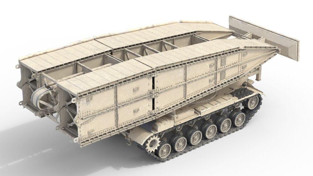 M60 Avlb Vehículo Blindado Con Puente Modelo 3D - Descargar Camión ...