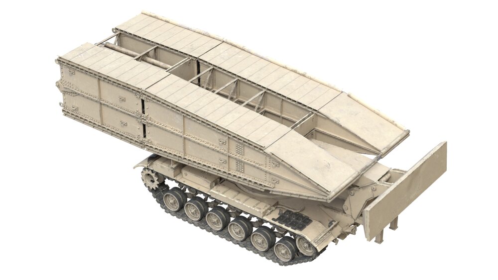 M60 Avlb Vehículo Blindado Con Puente Modelo 3D - Descargar Camión ...