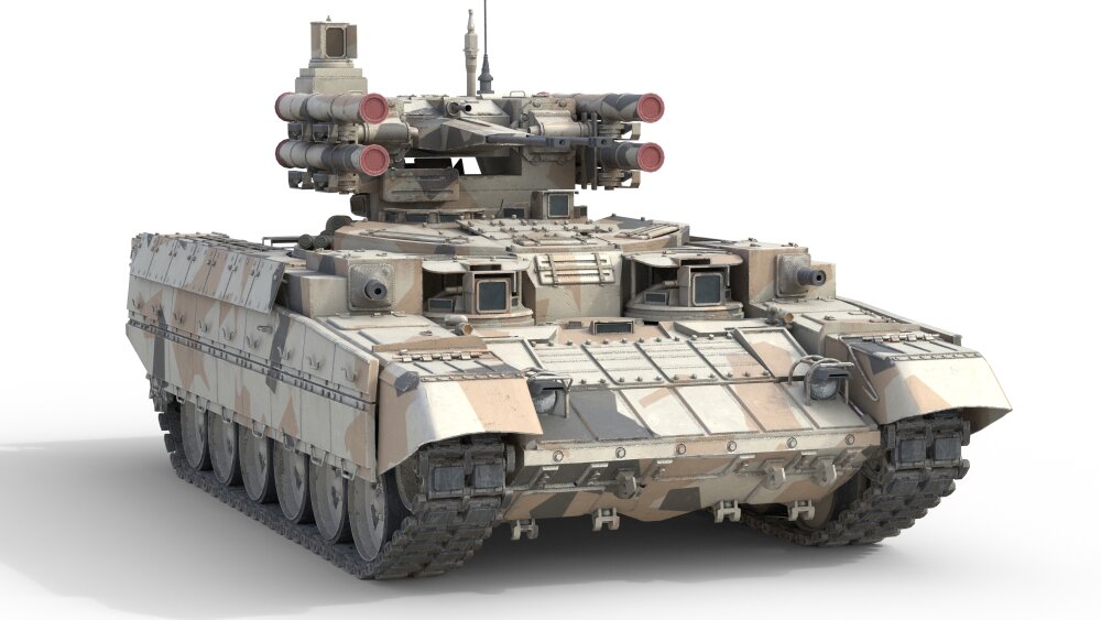 BMPT Terminator Vehículo de Combate de Apoyo de Tanques Modelo 3D ...