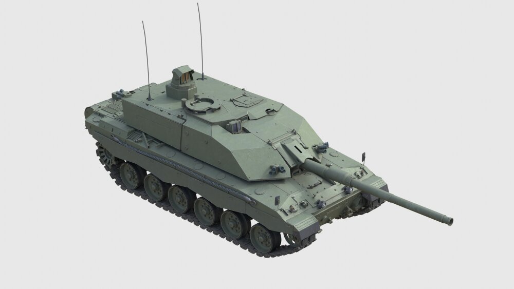 Challenger 3 Main Battle Tank 3D model - Download Tank on 3DModels.org